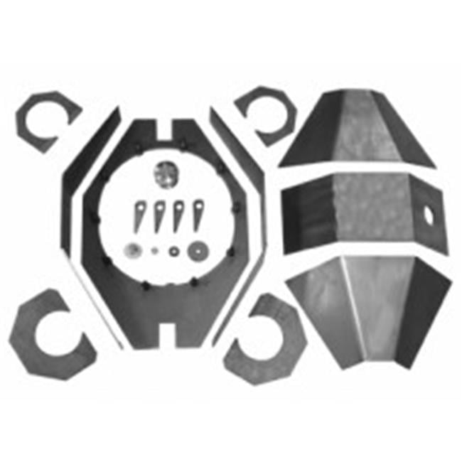 Chassis Engineering 4210 9 in. Mild Steel Unwelded Housing Kit for Ford ...