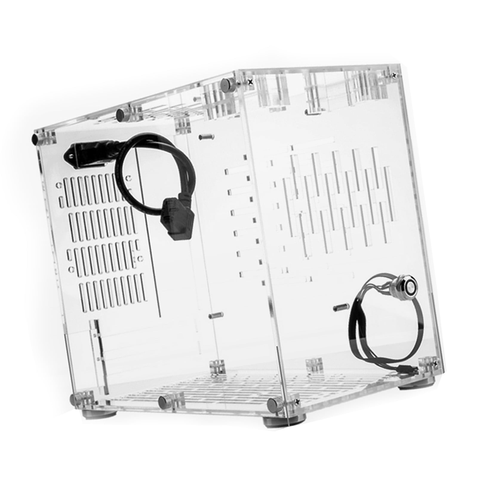 Chassis Small Computer Case Plexiglass Shell Compact PC Case Desktop PC ...