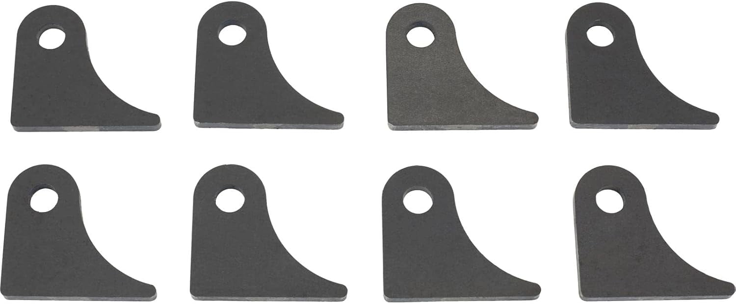 Chassis Weld Tabs for Suspension Install, 1/2 Inch Hole, Set of 8 ...