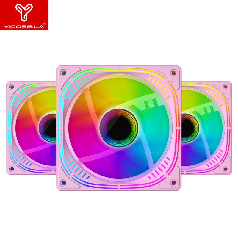 Chassis fan electric small prism 5V divine synchronous black frame ...