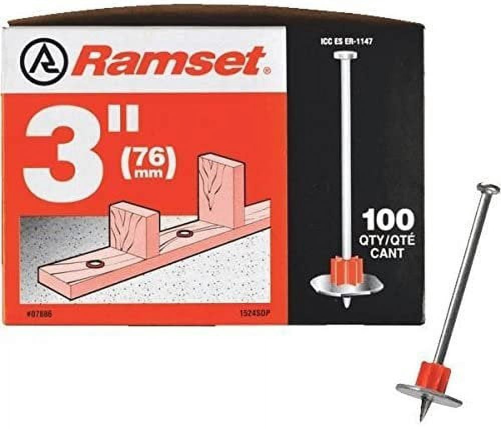 ChatAngleTM ITW Brands 07886 Fastening Pin With Washer-100PK 3" PIN W ...