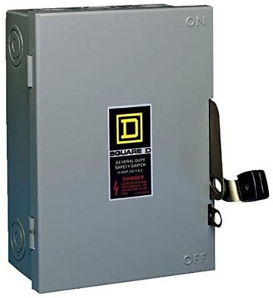 Chatangle Square D Fusible Safety Switch D211NCP - 30 Amps - 30A ...