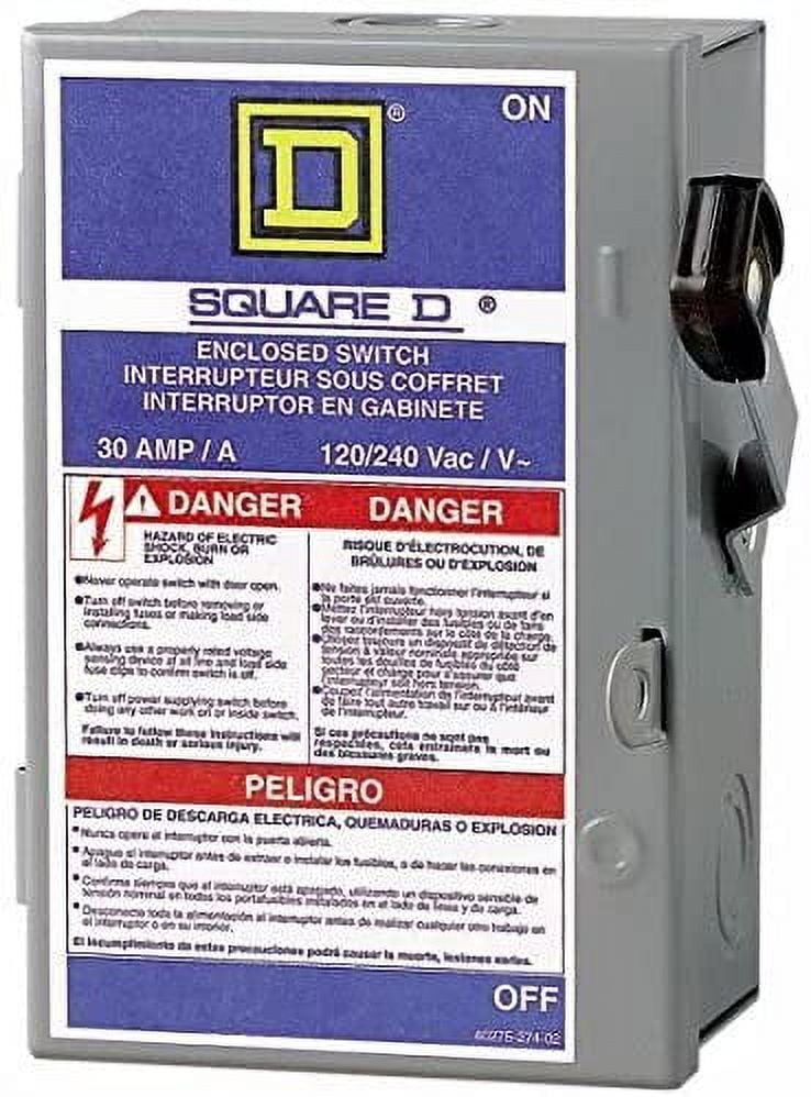 ChatAngleTM Square D Co. L221N Square D Enclosed Safety Switch-ENCLOSED ...