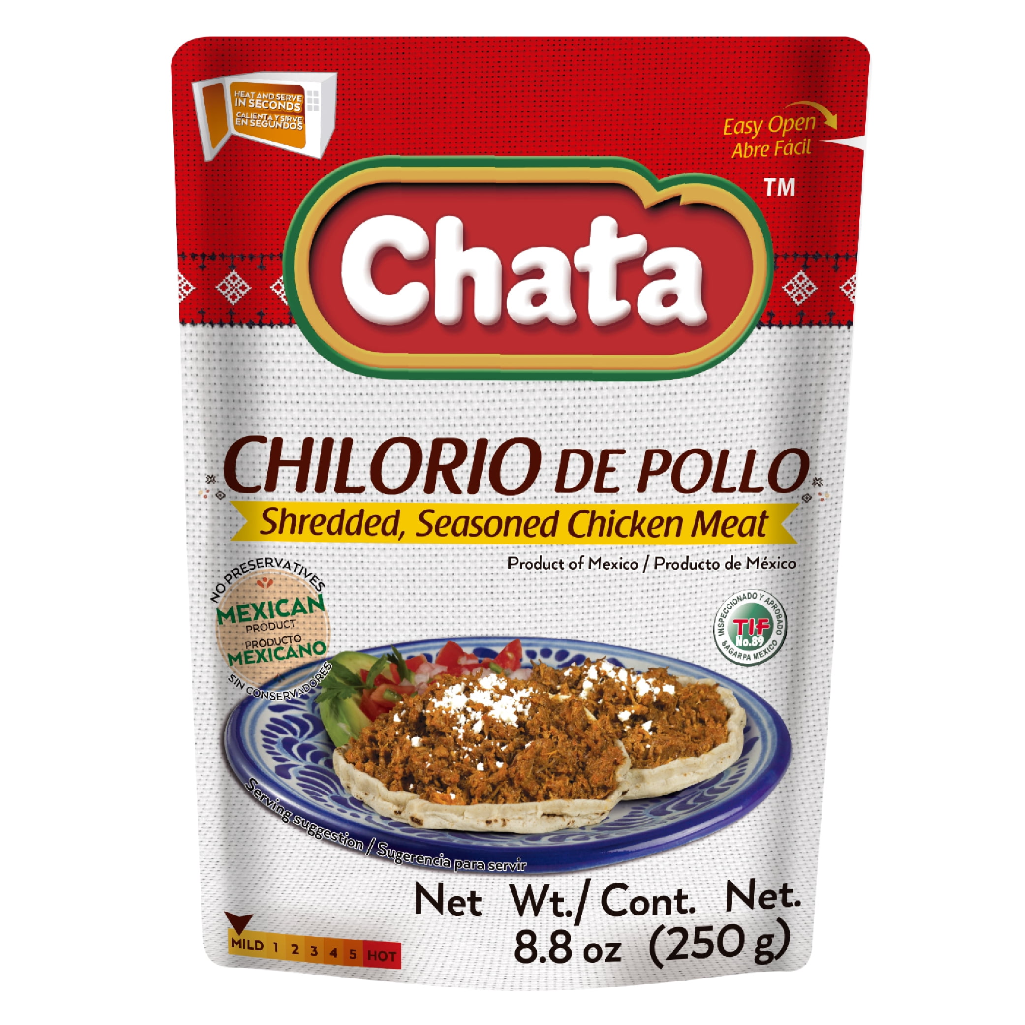 Chata Chilorio Chicken, Pouch 8.8 oz, Pack of 6 - Walmart.com