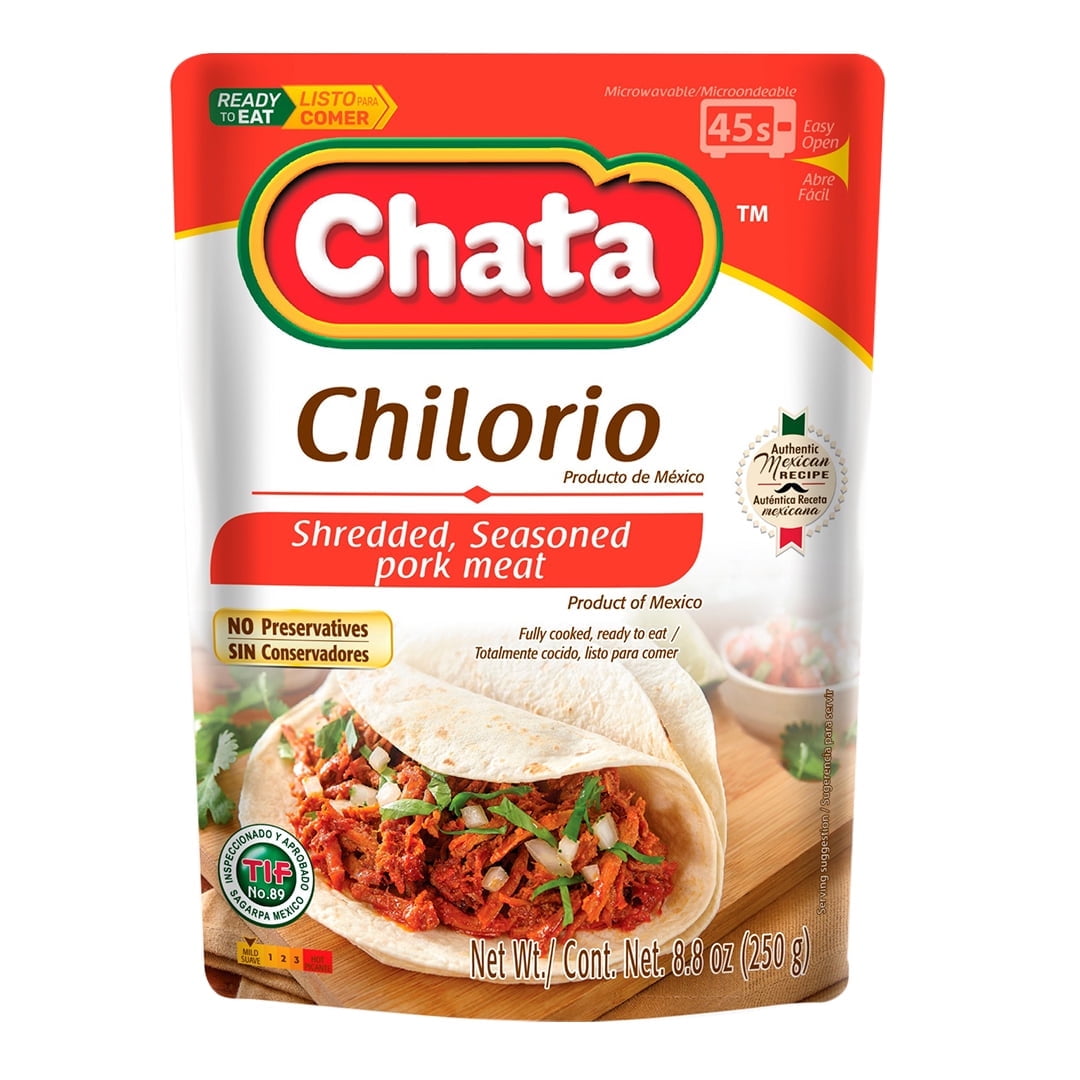 (2 pack) Chata Chilorio Pork Pouch, 8.8 oz, Pack of 1 - Walmart.com