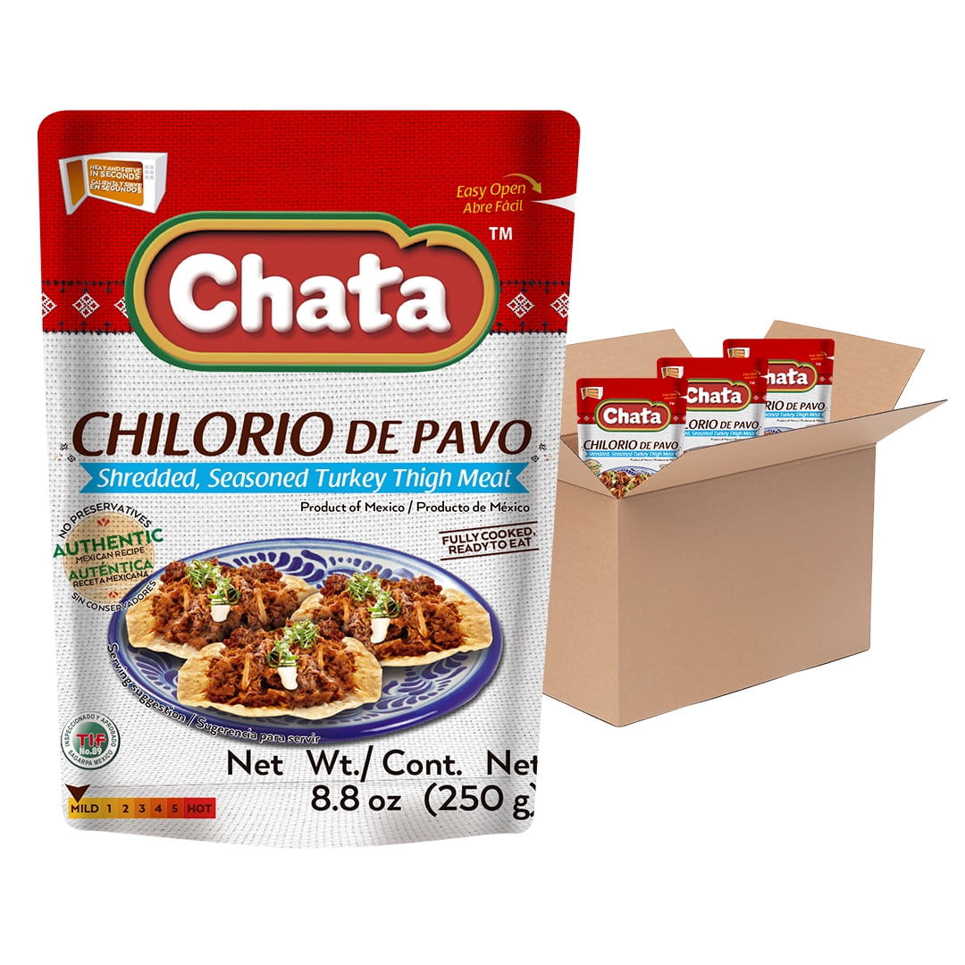 Chata Chilorio Turkey Pouch, 8.8 oz, Pack of 3 - Walmart.com