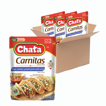 Chata Pork Meat Pastor Style Pouch, 8 oz, Pack of 1 - Walmart.com