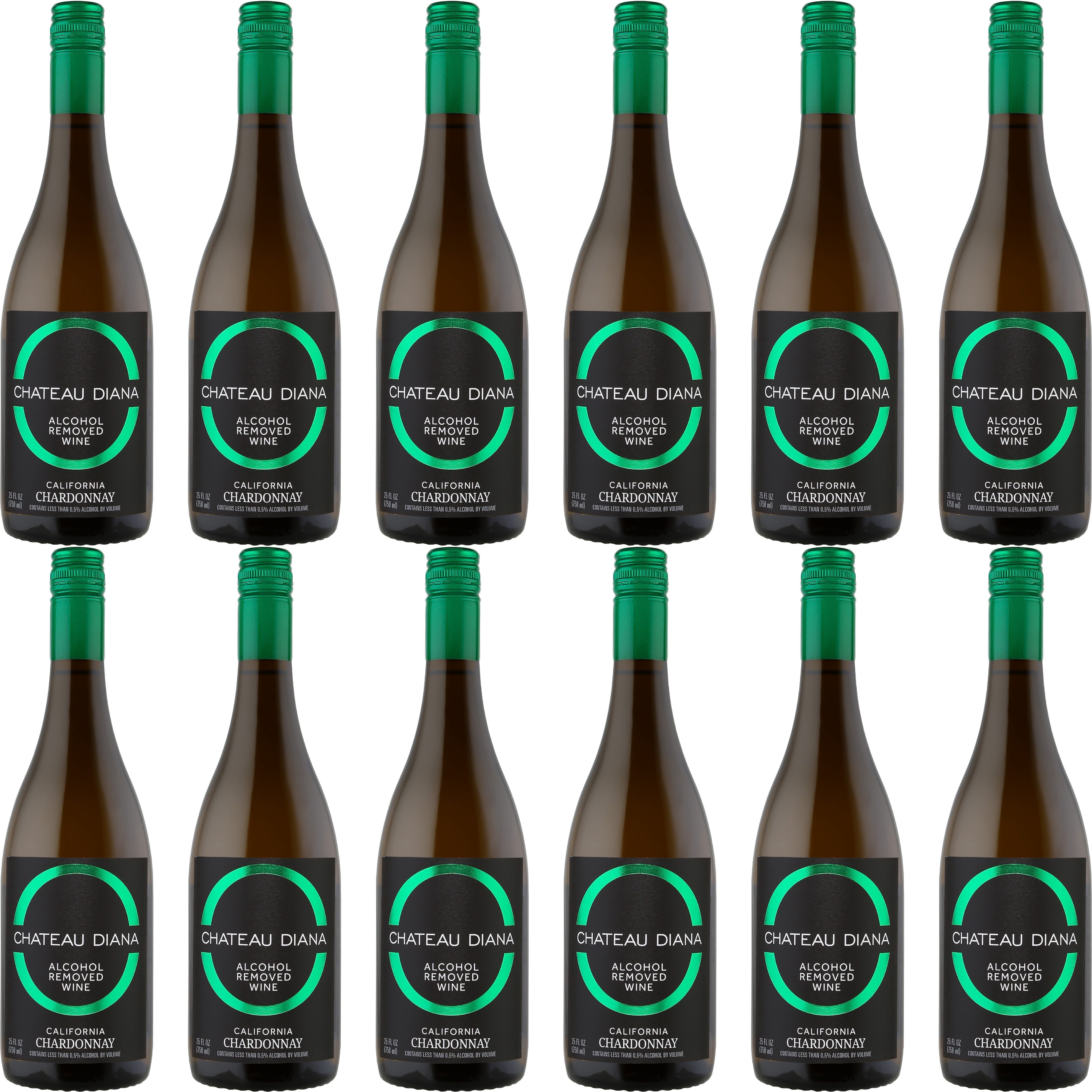 Chateau Diana Zero Alcohol Chardonnay - 12 Pack - Walmart.com