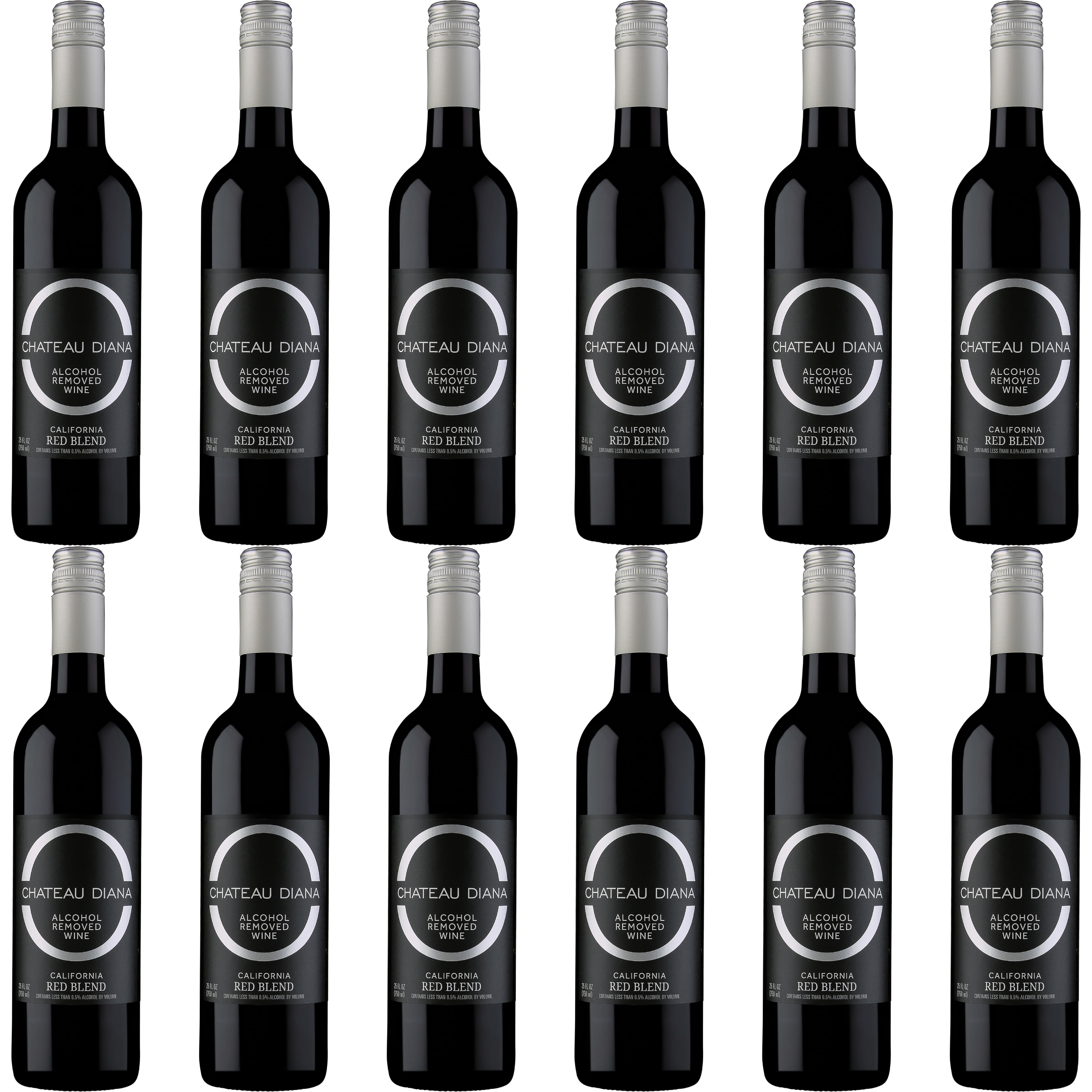 Chateau Diana Zero Alcohol Red Blend - 12 Pack - Walmart.com