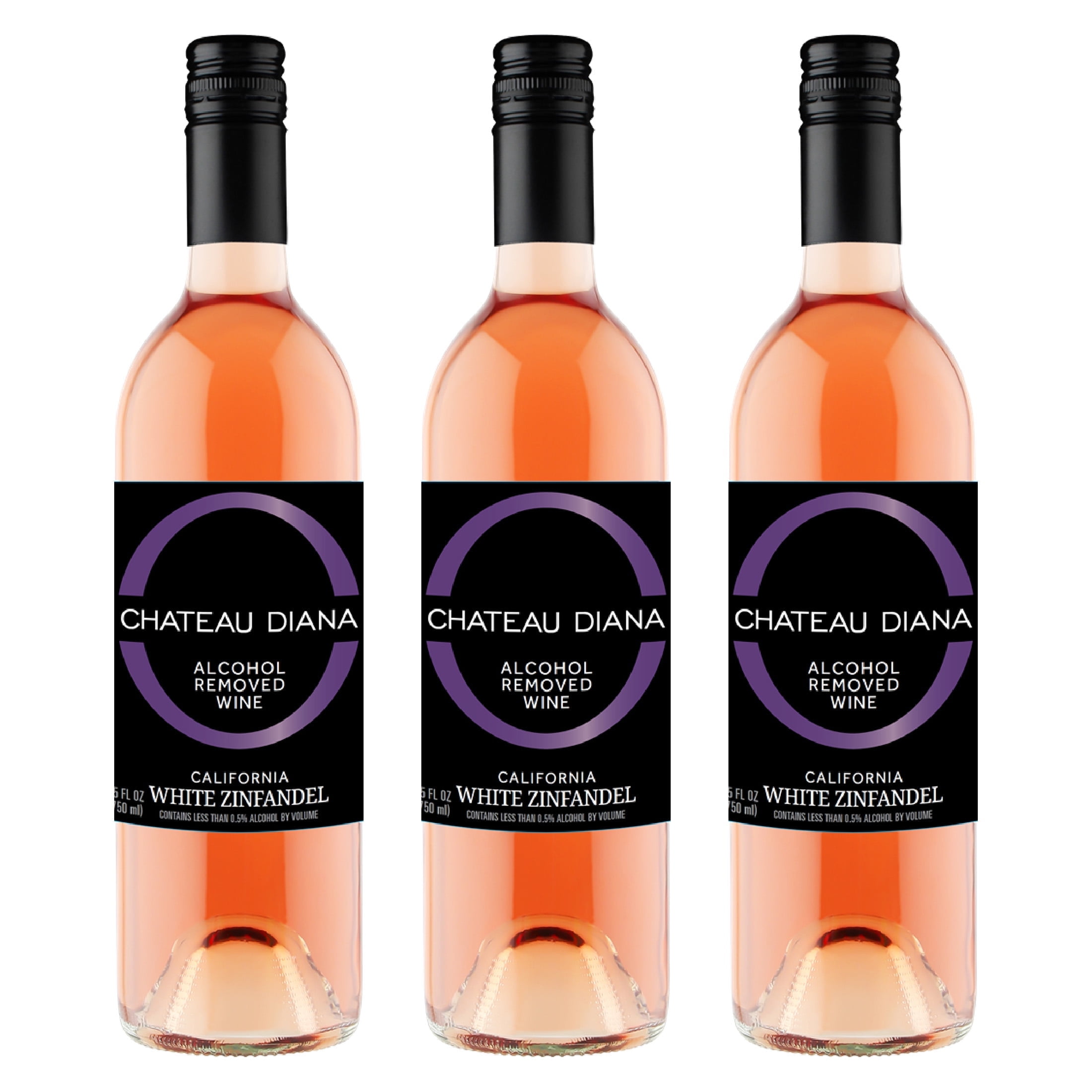 Chateau Diana Zero Alcohol White Zinfandel - 3 Pack - Walmart.com
