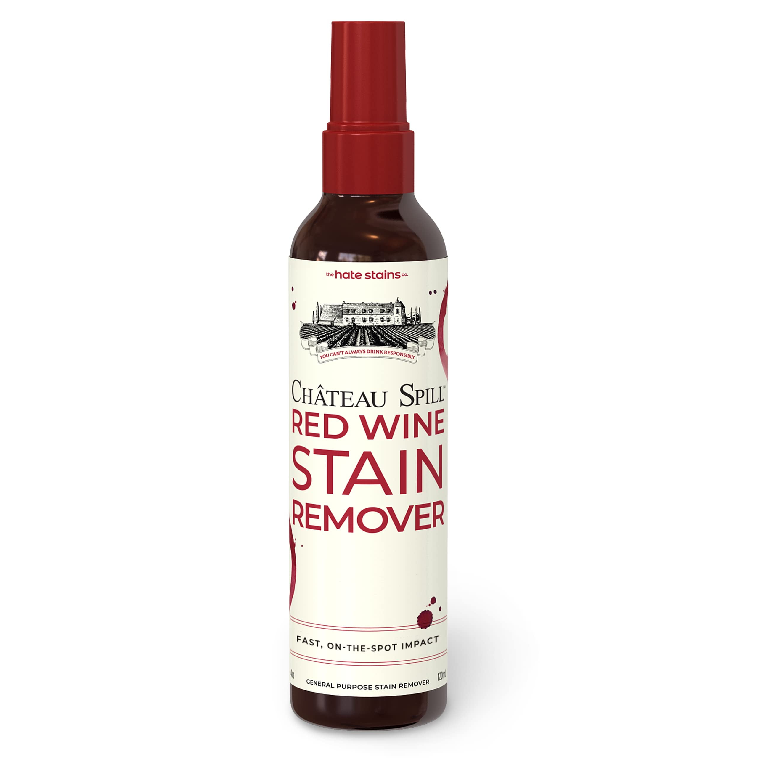 Chateau Spill Red Wine Stain Remover for Clothes - 4oz Stain Remover ...