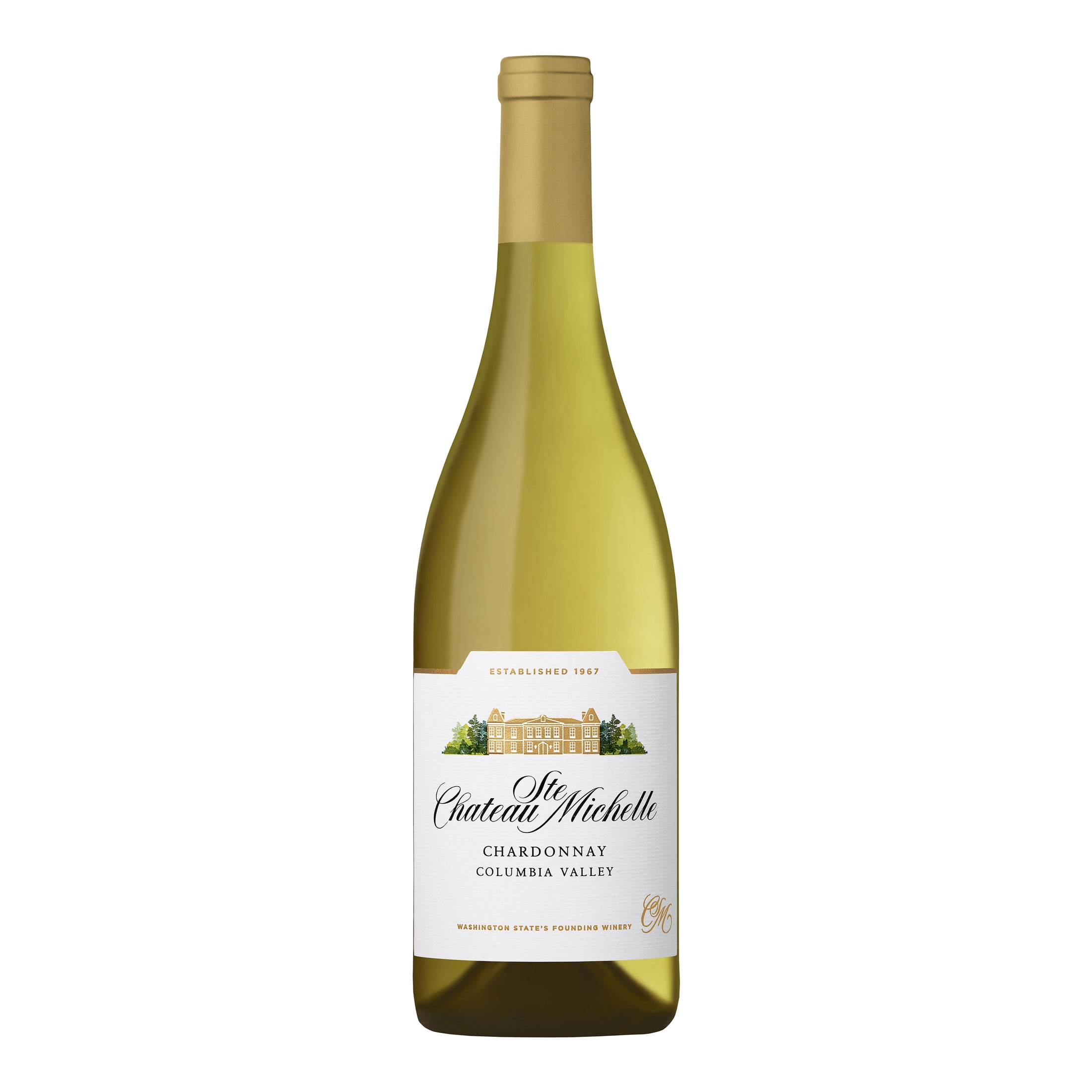 Chateau Ste. Michelle Chardonnay Washington White Wine, 750 ml Bottle ...