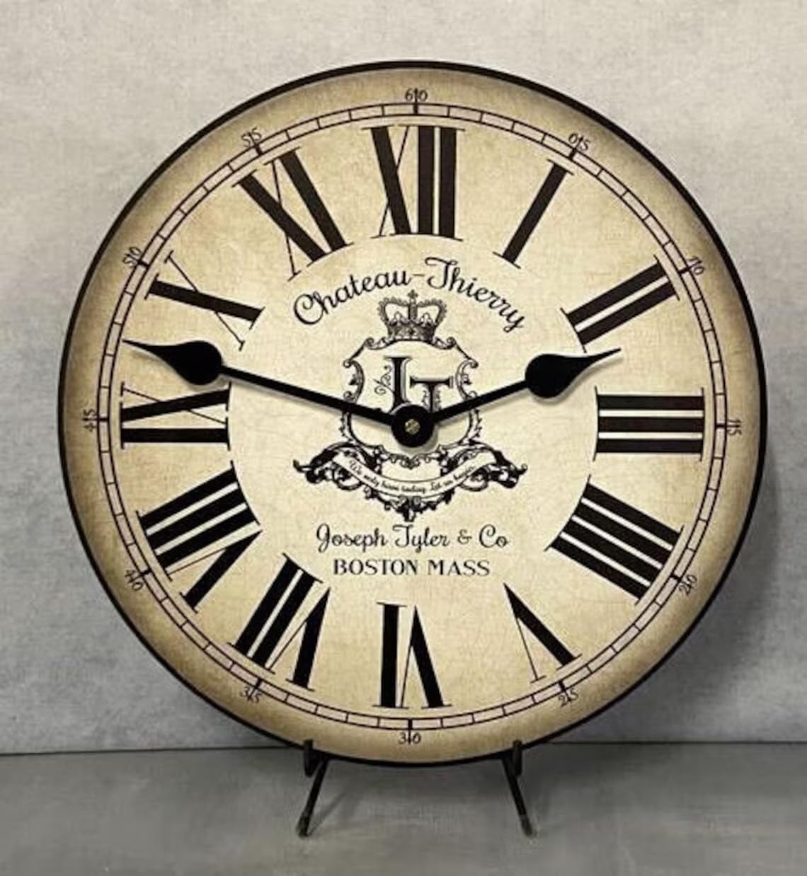 Chateau Thierry Parchment Wall Clock | Ultra Quiet Quartz Mechanism ...
