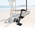 Chateauy Side Mount 3 Step Carbon Steel Boat Trailer Steps, Handheld ...
