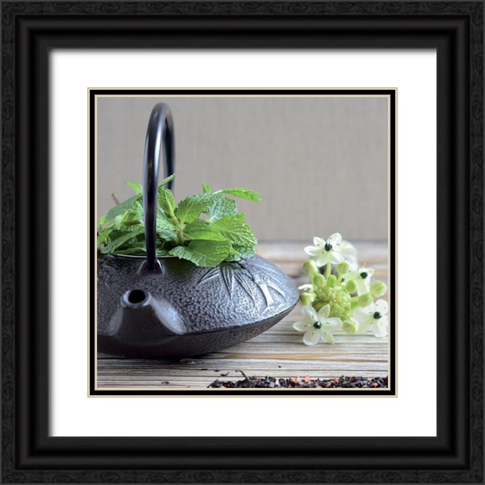 Chatelain, Sonia 12x12 Black Ornate Wood Framed with Double Matting ...