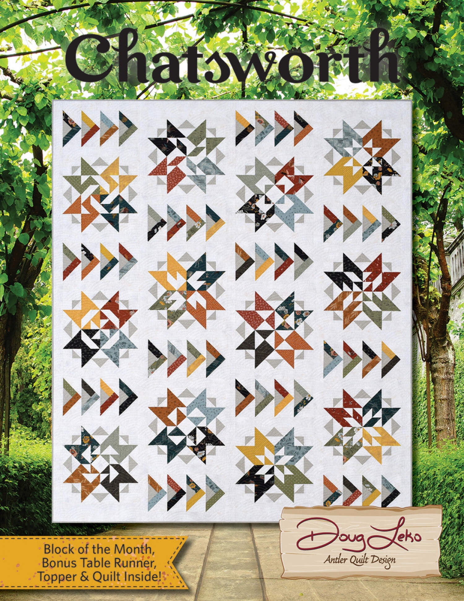 Chatsworth Quilt Pattern Book by Doug Leko of Antler Quilt Designs ...