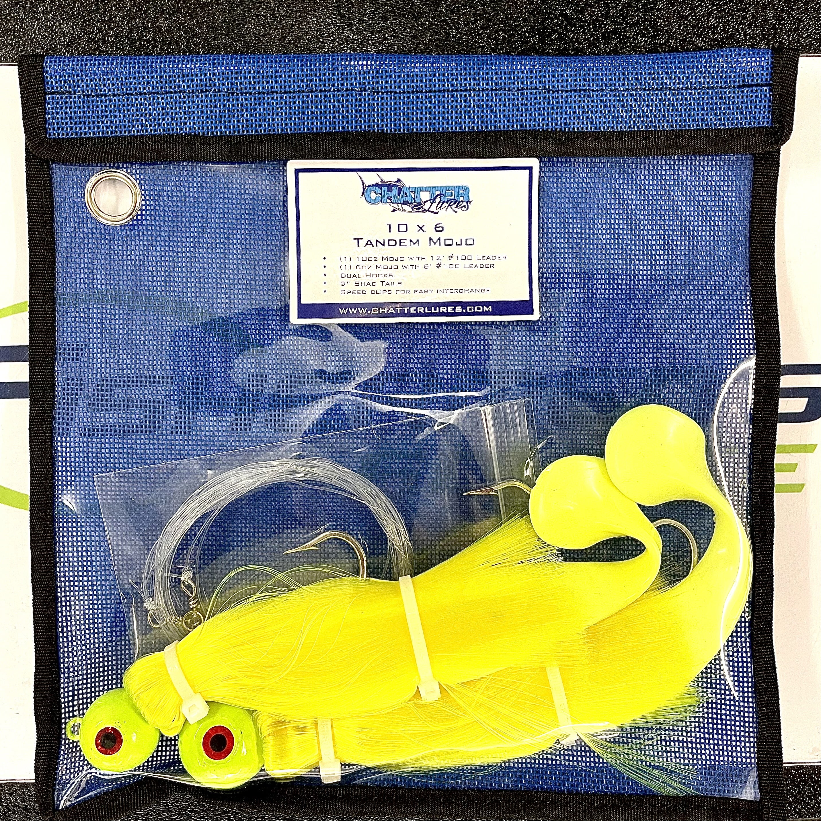 Chatter Lures 24 x 8 Tandem Mojo- Chartreuse - Walmart.com