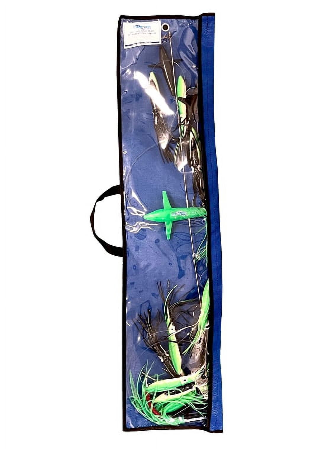 Chatter Lures 36" Splash Bar- 9" Floating Squid- Green Zebra - Walmart.com