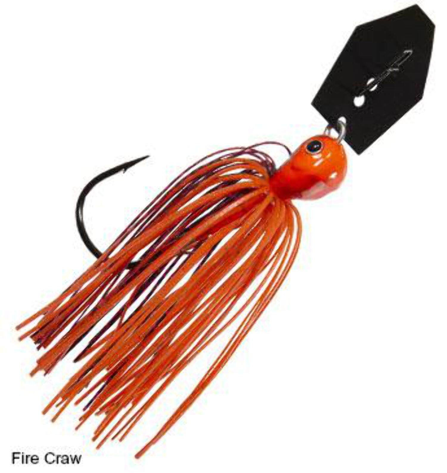 ChatterBait Jack Hammer 3/8oz Fire Craw - Walmart.com