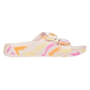 Women's Lightweight Comfort Soft Slides EVA Adjustable Double Buckle ...