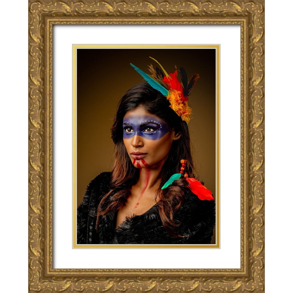 Chattopadhyay, Debasish 14x18 Gold Ornate Wood Framed with Double ...