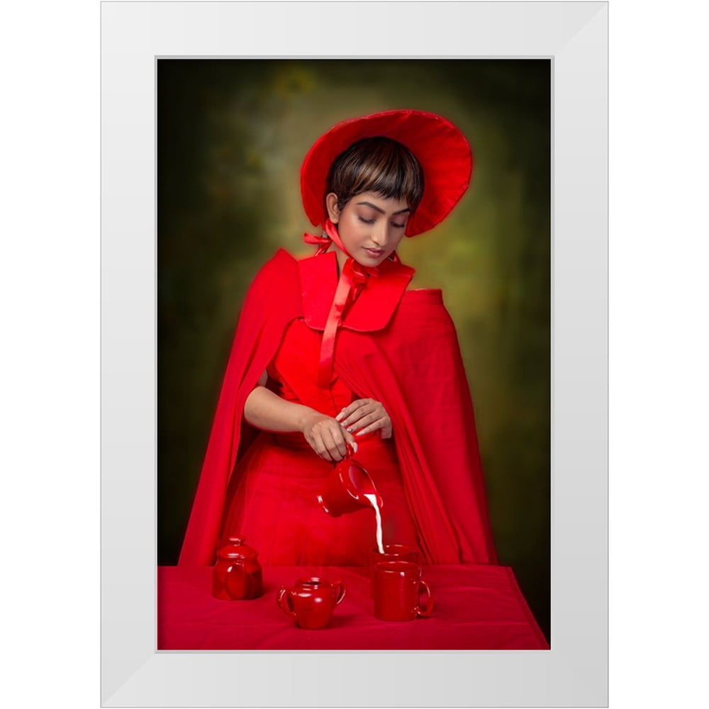 Chattopadhyay, Debasish 17x24 White Modern Wood Framed Museum Art Print ...