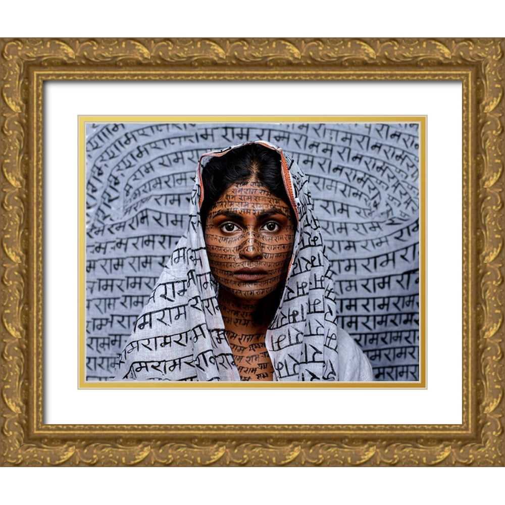 Chattopadhyay, Debasish 32x26 Gold Ornate Wood Framed with Double ...