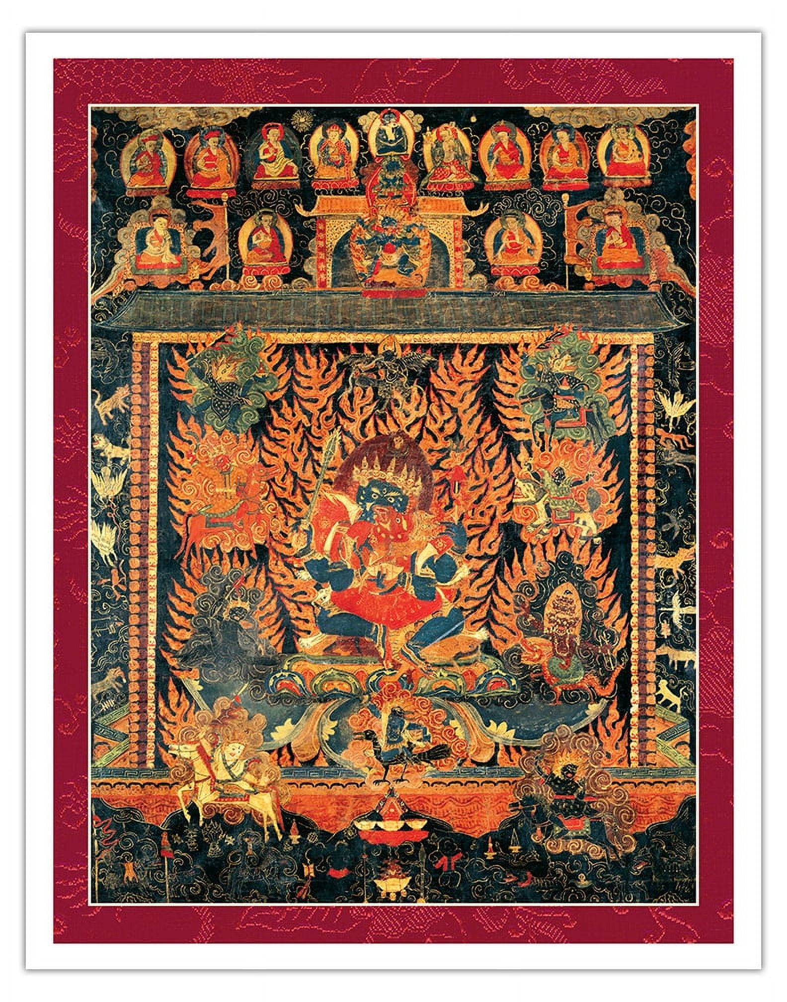 Chaturbhuja Mahakala Four-Hands - Tantric Buddhist Protector Deity ...