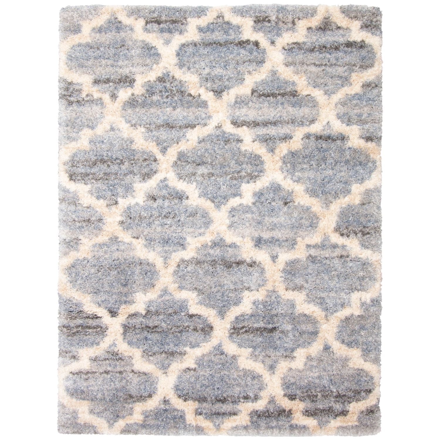 Chaudhary Living 7.75' x 10' Trellis Moroccan Rectangular Shag Area ...