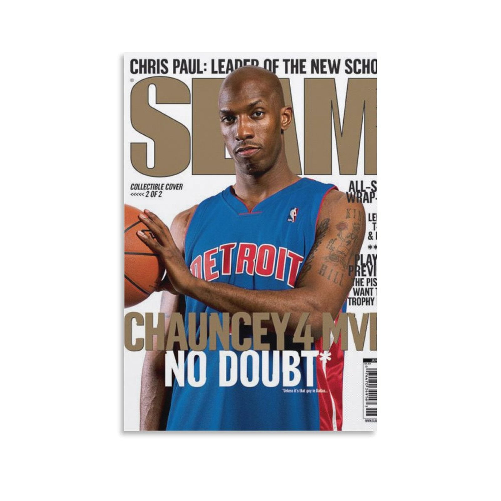 Chauncey Billups Poster Basketball Player (28) Room Aesthetic Poster ...