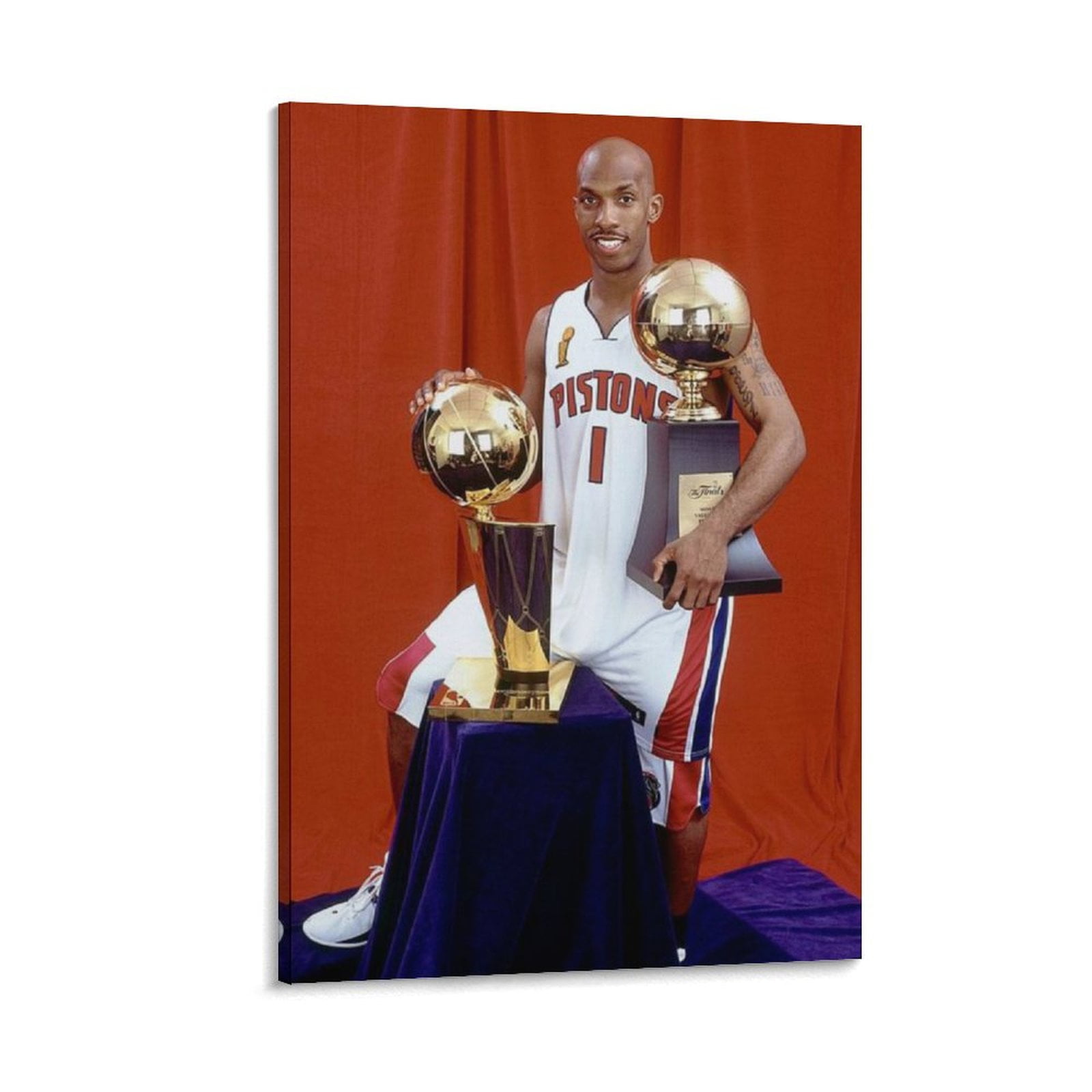 Chauncey Billups Poster Basketball Player (35) Canvas Wall Art Poster ...