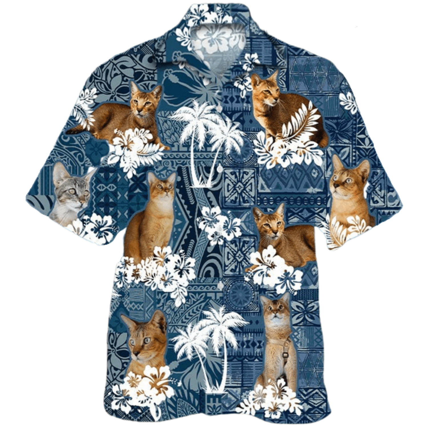 Chausie Hawaiian Shirt For Man And Woman, Aloha Cat Shirts, Full ...