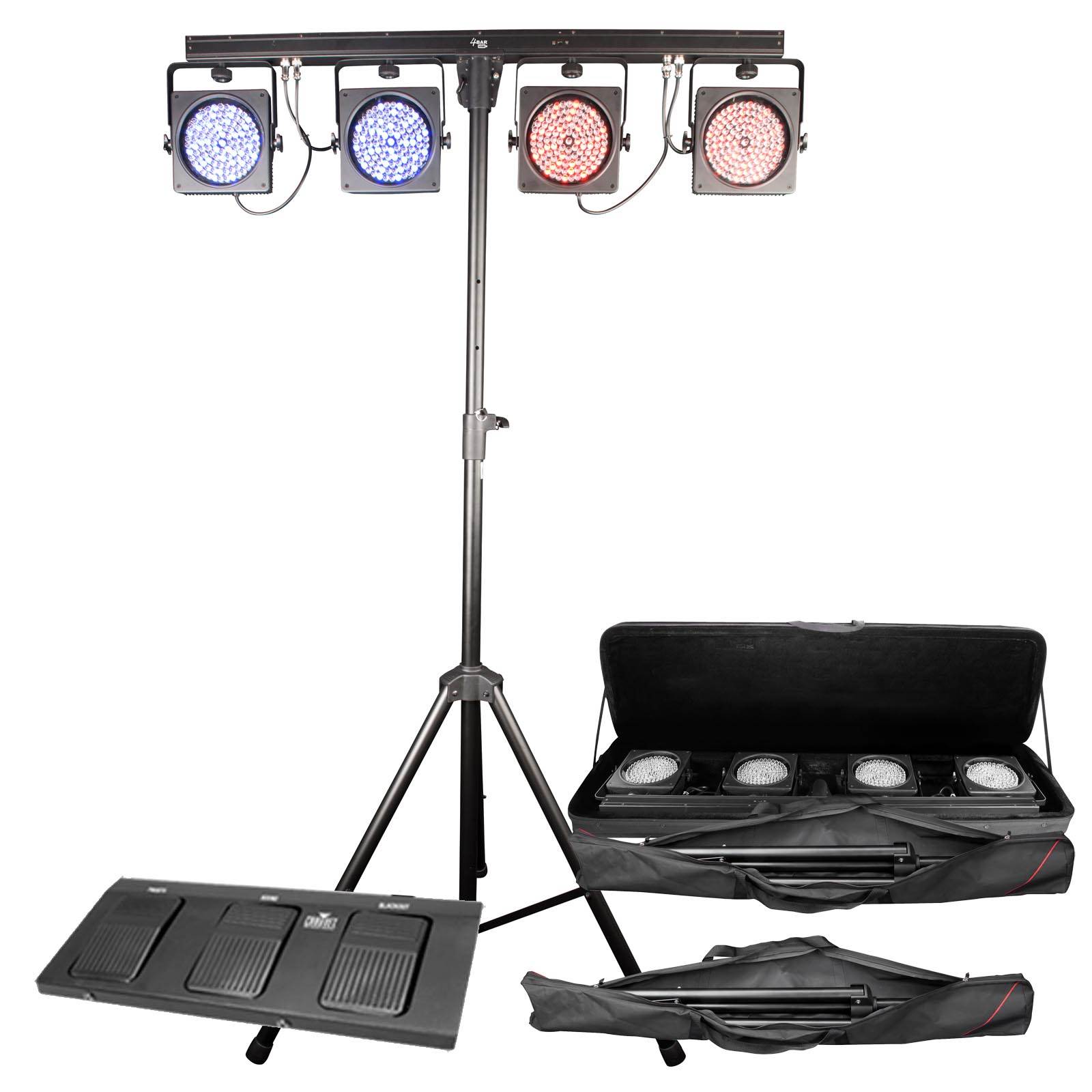 Chauvet 4Bar Ils Tripod Mounted Led Stage Wash Light (4 Count ...