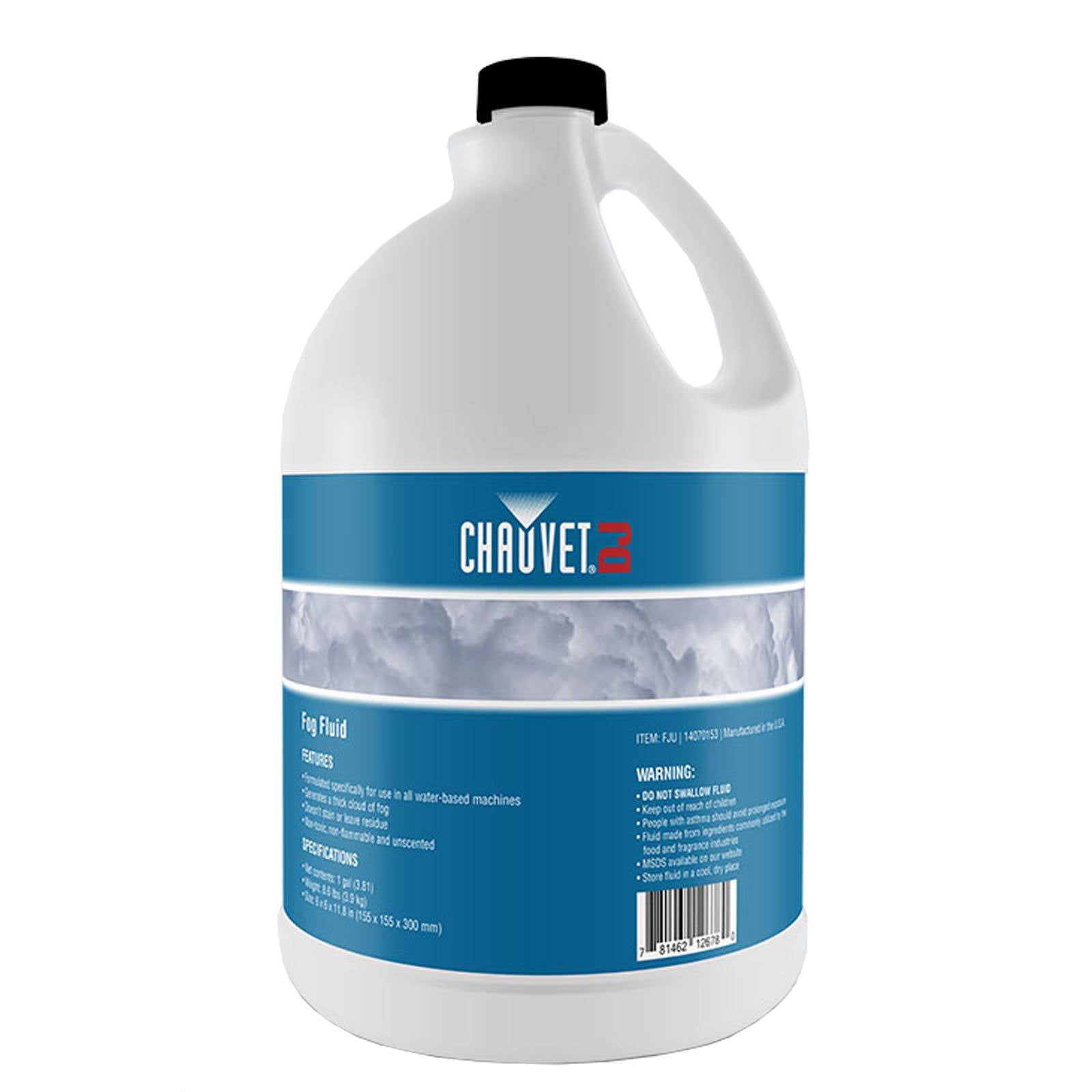 Chauvet Fog Smoke Juice, 1 Gallon, 5 Pack, Thick Cloud Compatible Fluid ...