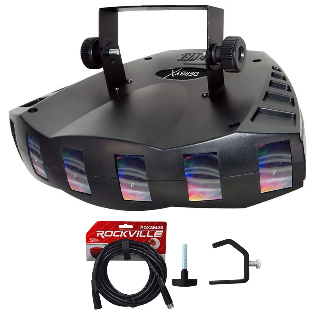 Chauvet DJ DERBY X DMX-512 Multi Colored LED Derby Club Light Effect ...