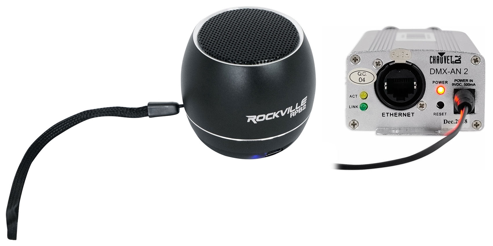 Chauvet DJ DMX-AN2 DMX to Art-Net Converter Interface+Bluetooth Speaker ...