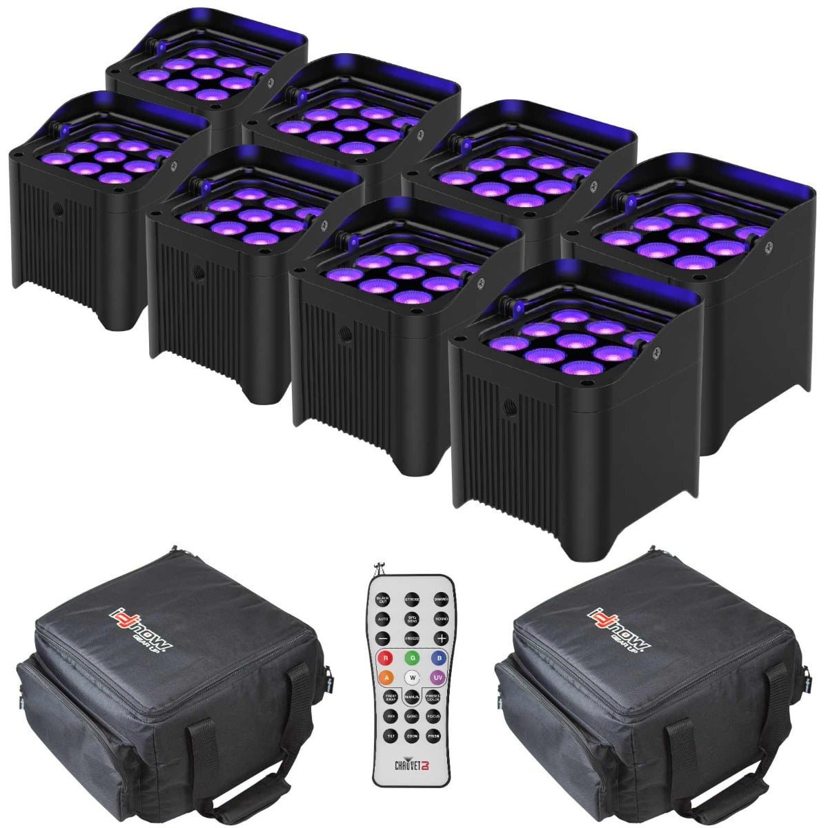 Chauvet DJ Freedom Par H9 IP TRUE Wireless, Battery-Operated Hex-Color ...