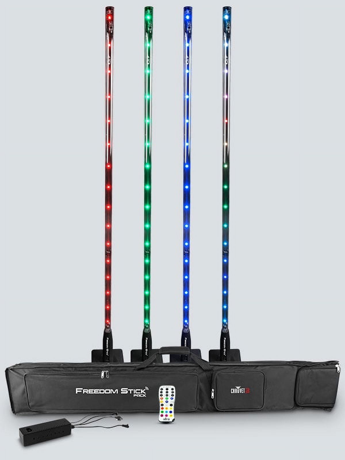 Chauvet DJ Freedom Stick Pack 4-Pack Free-Standing LED Strips with ...