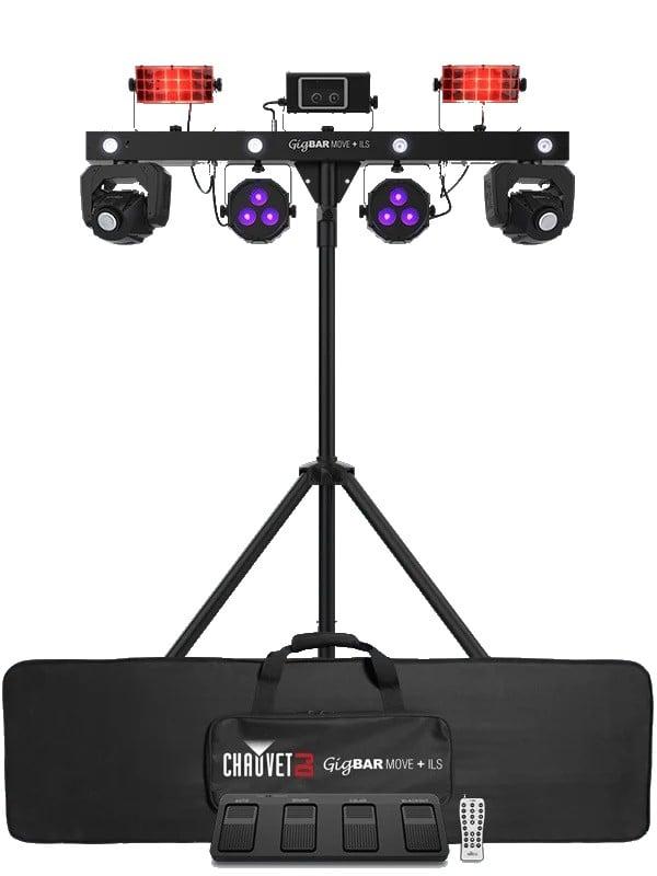 Chauvet DJ GigBar Move + ILS Package | GigBar + 10ft DMX Cable ...
