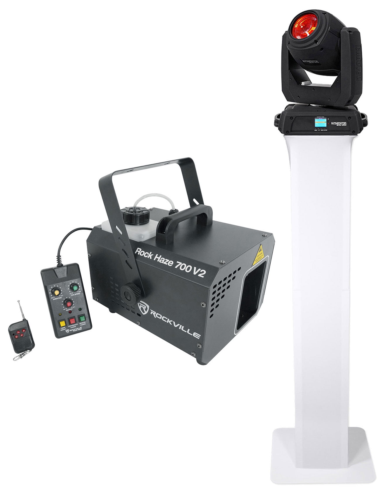 Chauvet DJ Intimidator Beam 140SR DMX Moving Head Beam Light+Totem ...