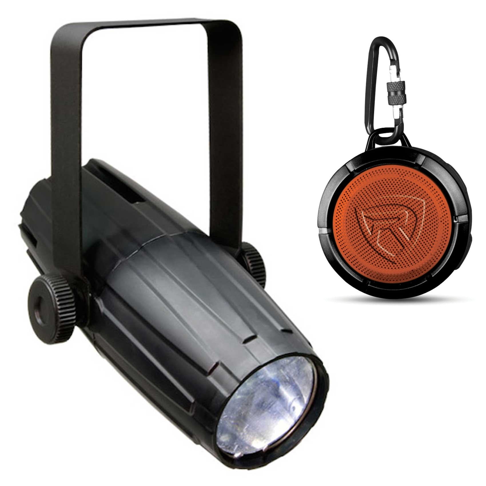 Chauvet DJ LED Pinspot 2 High Powered Mirror Ball Spot Light+Bluetooth ...