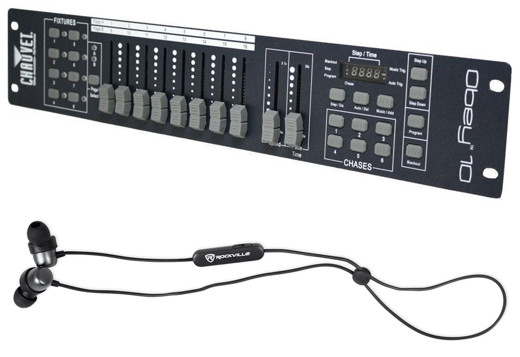 Chauvet DJ OBEY10 DMX-512 2U Rack Mount Light Controller OBEY 10 ...