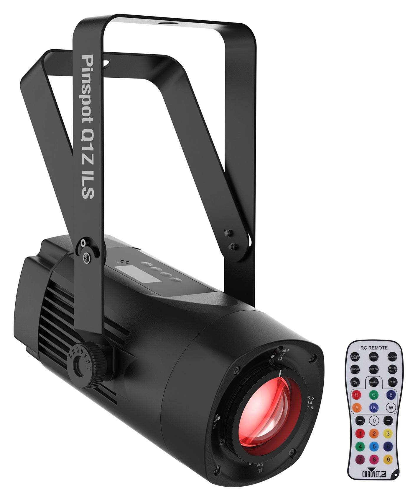 Chauvet DJ PINSPOT Q1Z ILS 20 Watt RGBW LED DMX Compact Pin Spot Light ...