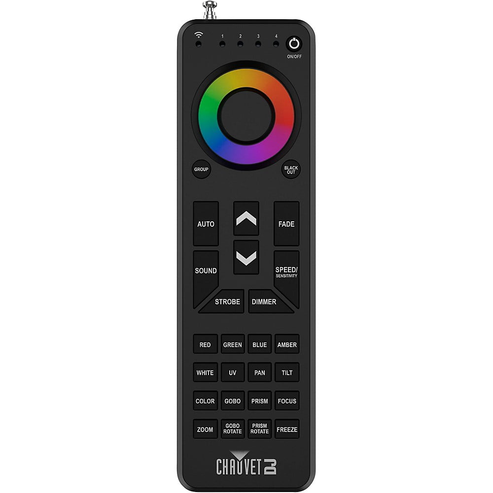 Chauvet DJ RFC-XL Remote Control Rubberized Backlit Buttons - Walmart.com