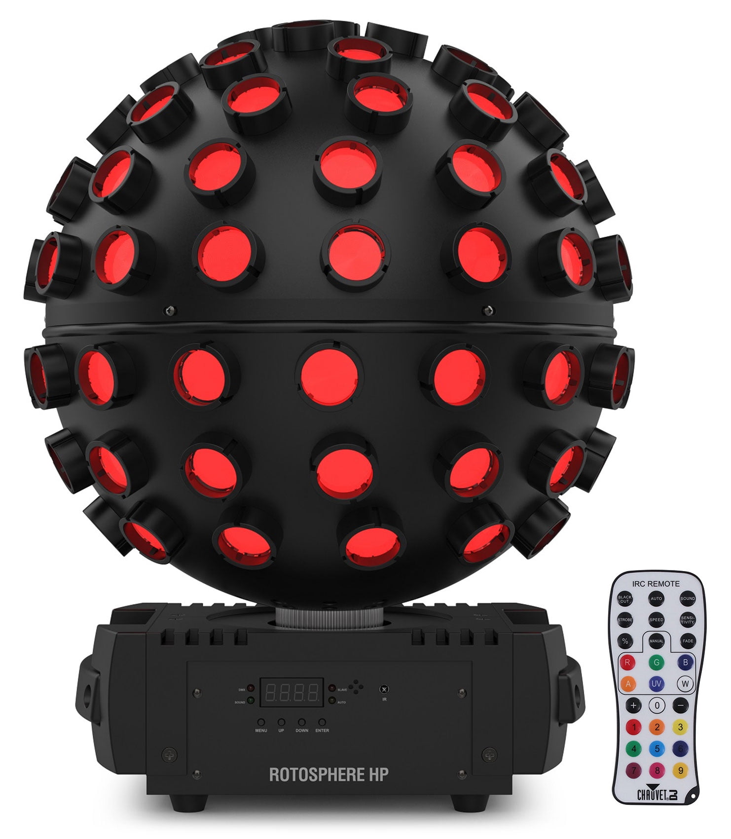 Chauvet DJ Rotosphere HP RGBW+CMYO LED DMX Rotating Mirror Ball ...