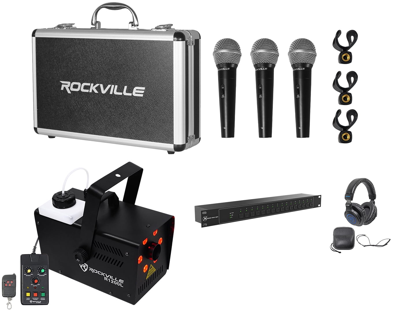 Chauvet DJ Xpress Rack1024 DMX Interface for ShowXpress+Fogger+3 Mics ...