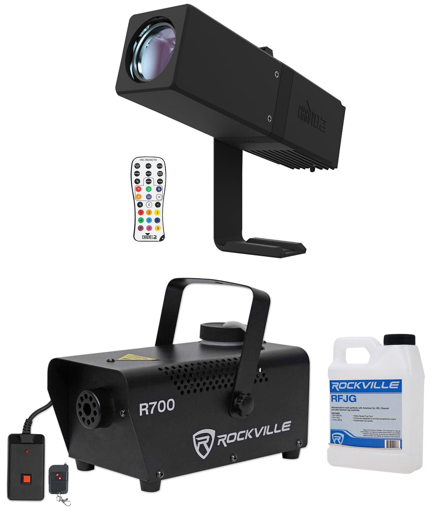 Chauvet Freedom Gobo IP Battery Powered Indoor/Outdoor Gobo Projector ...