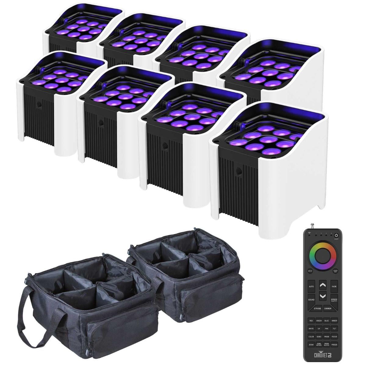 Chauvet Freedom Par H9 IP TRUE Wireless, Battery-Operated Hex-Color LED ...