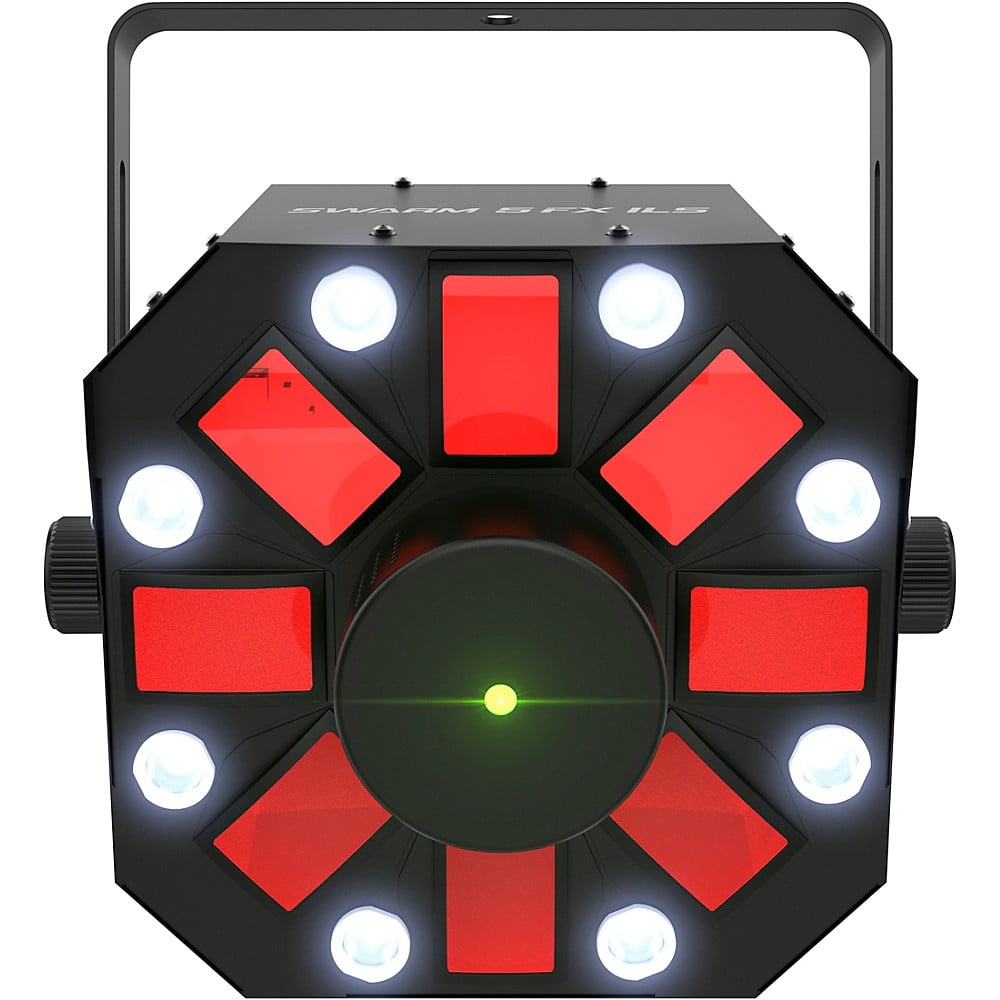 Chauvet Indoor Hanging RGBAW Color Mixing LED Derby/Laser/Strobe Light ...