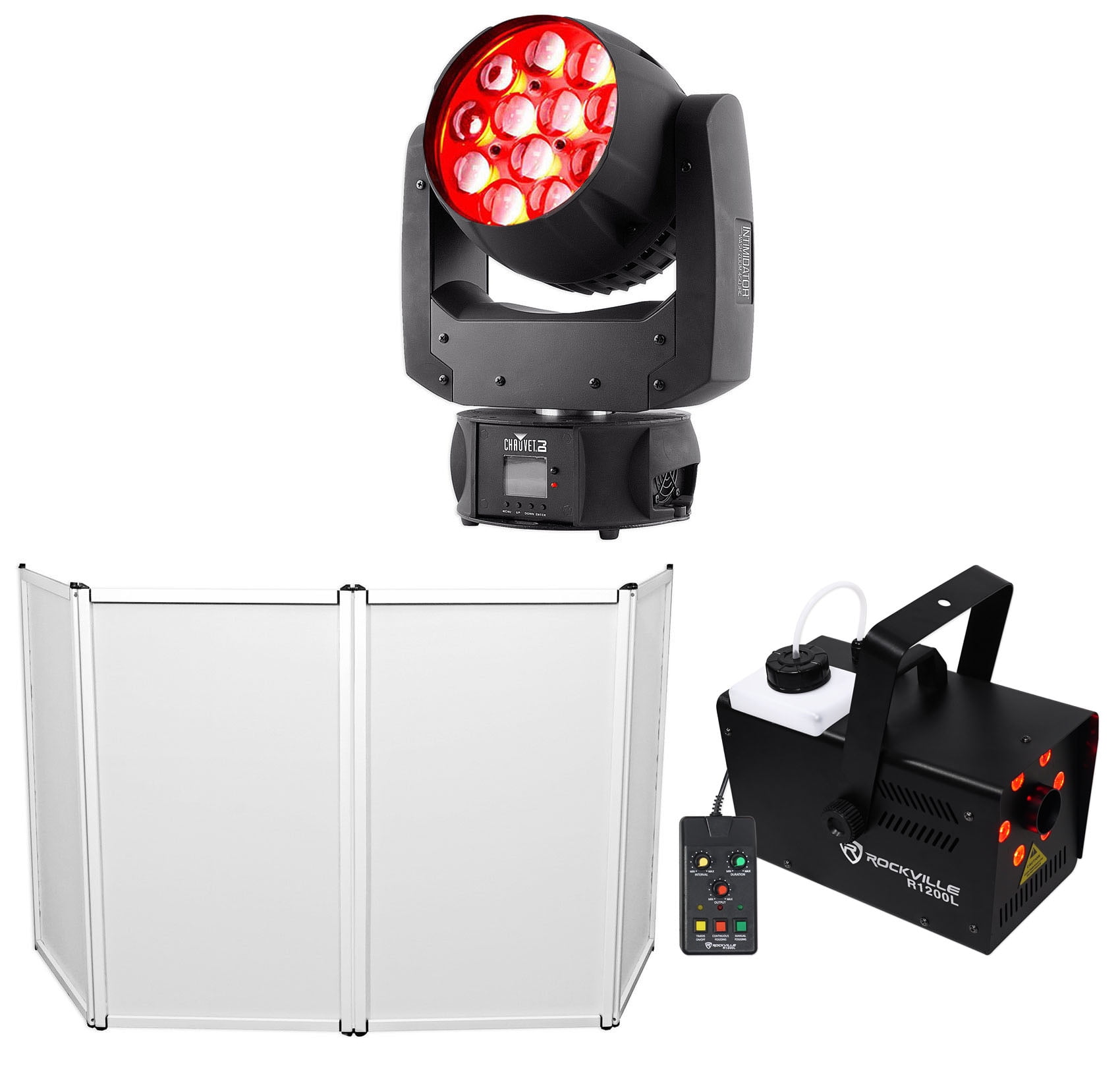 Chauvet Intimidator Wash Zoom 450 IRC Moving Head Light+Facade+LED ...